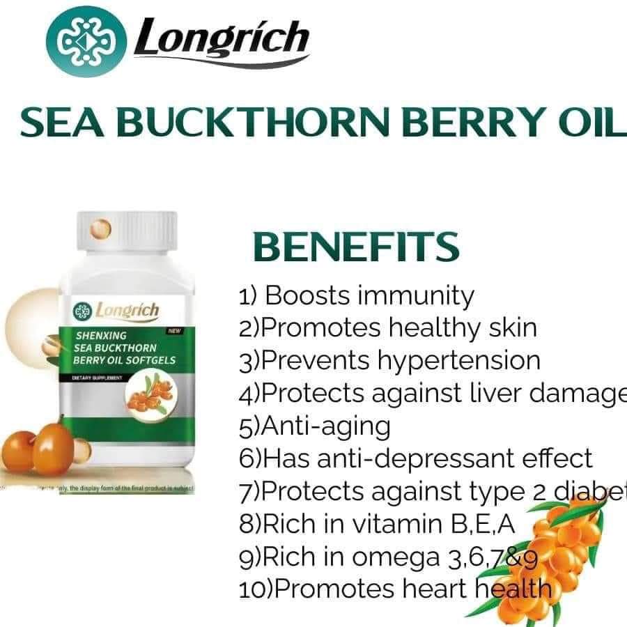 Longrich SeaBuckthorn Soft Berry Oil Capsule – nkrich.com